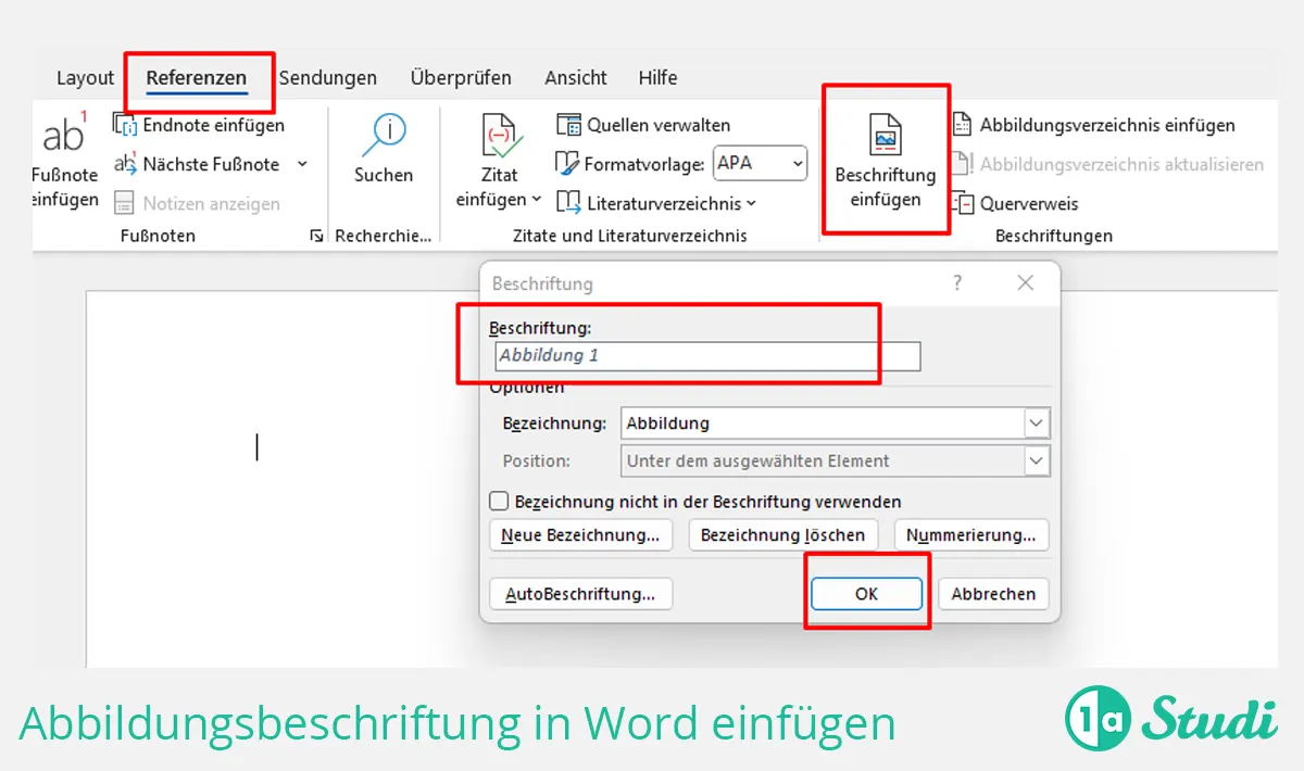 Abbildungsverzeichnis APA 7 + Beispiel | 1a-Studi